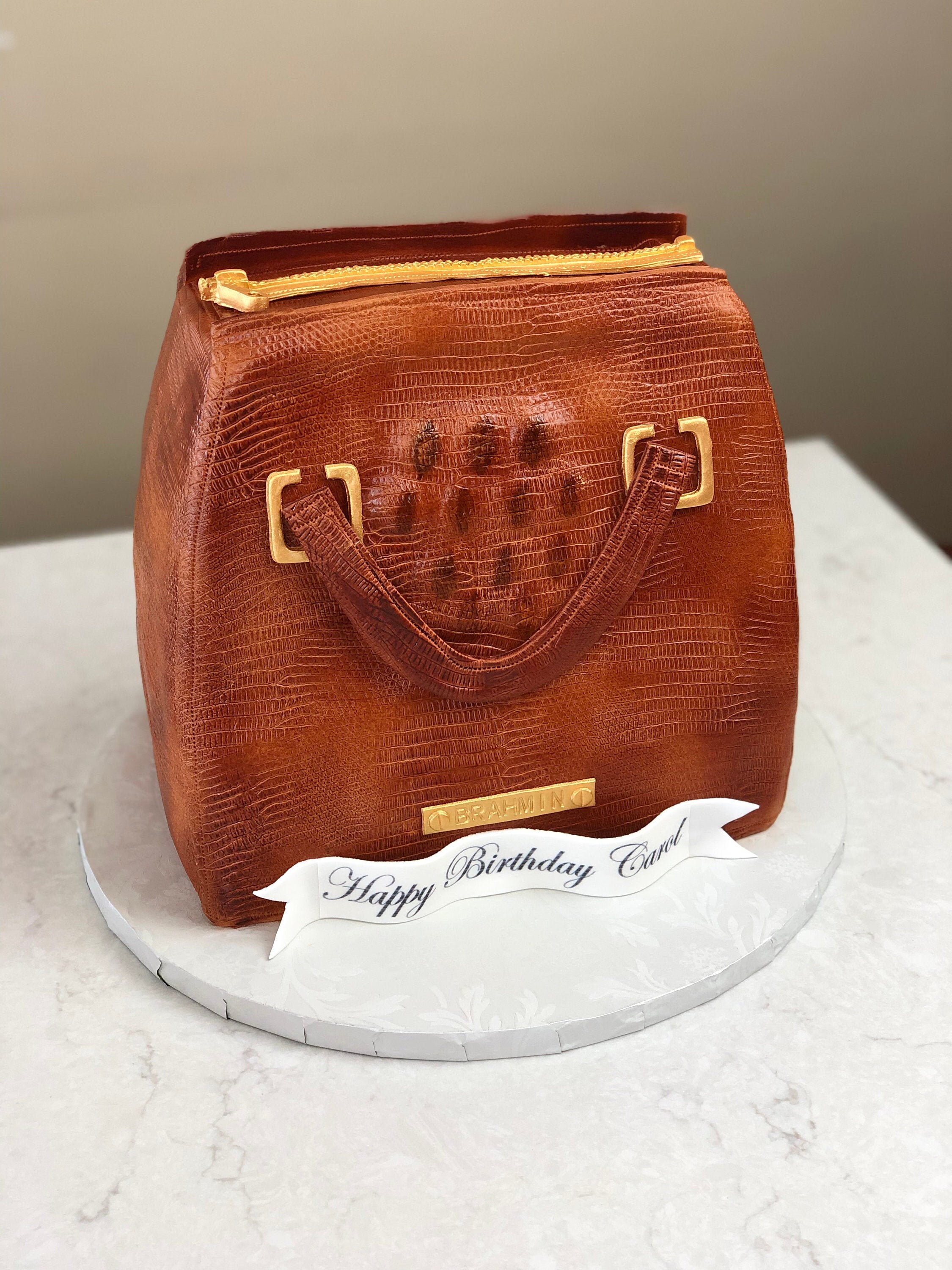 How to Make a Designer Purse Inspired Cake, Instant Download - Etsy