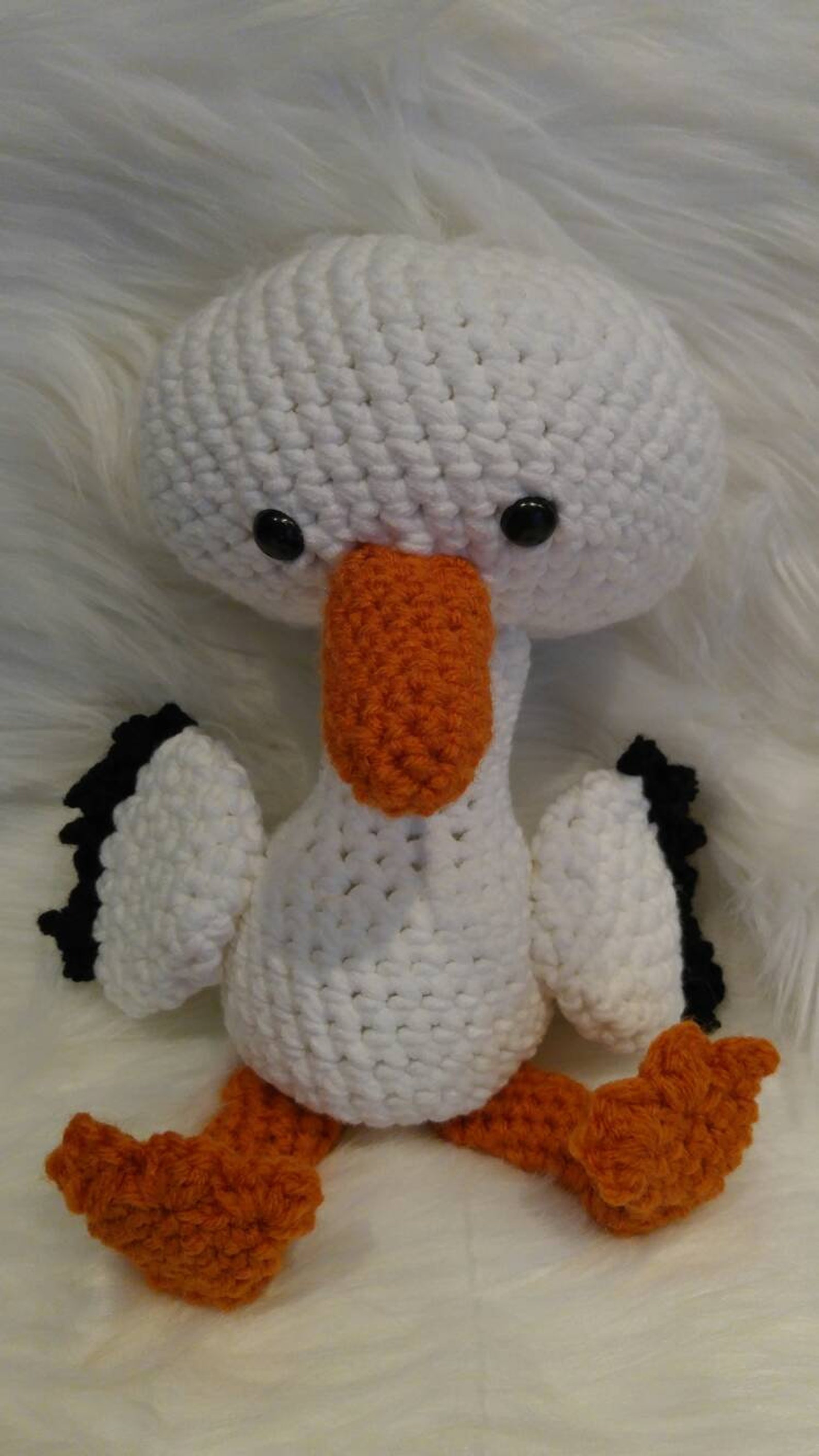 Baby Stork Gender Reveal Crochet Stuffed Stork Custom Made to - Etsy