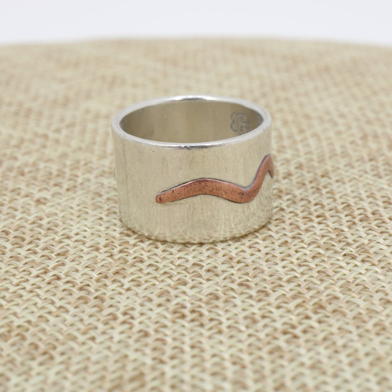Sam Kramer Sterling Silver Modernist Ring Snake Ring - Etsy