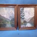 Edward Wenzel Paintings Set Mountain Landscape - Etsy