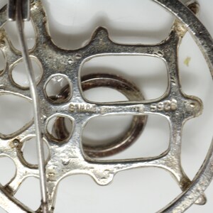 Modernist Sterling Silver Pin Brooch Signed - Etsy