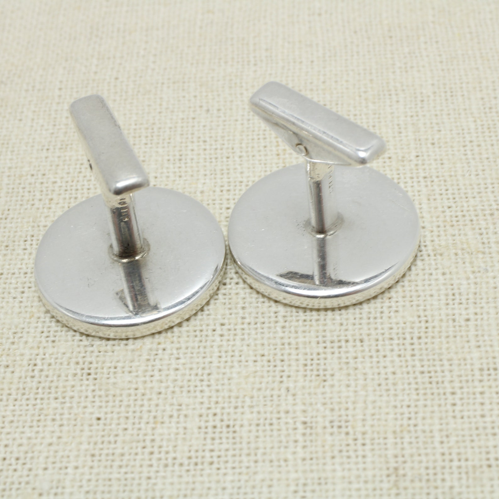 Vintage Allan Adler Sterling Silver Modernist Cufflinks - Etsy