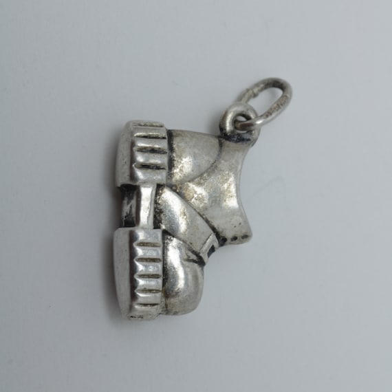Antique Victorian Sterling Silver Boot Charm Pendant … - Gem