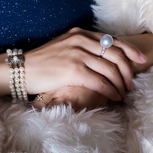 Vintage Mikimoto 3 Strand Pearl Bracelet Sterling Silver 7 Inches 1950s Japan With Box - Etsy