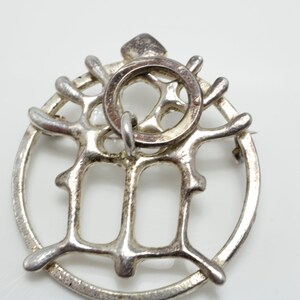 Modernist Sterling Silver Pin Brooch Signed - Etsy