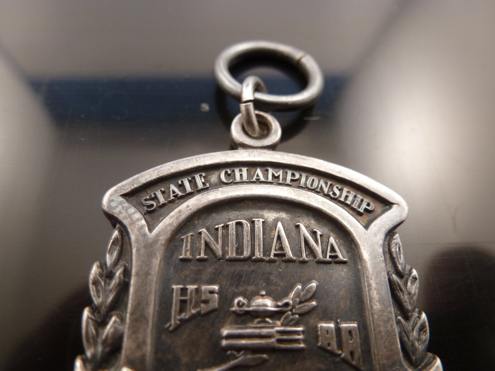 1943 Indiana State HS High Jump Championship Medal Sterling Silver ...