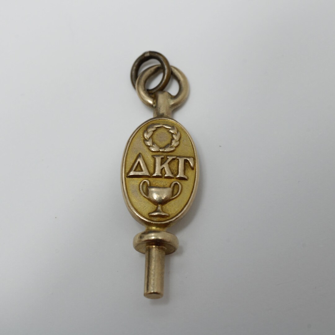 Antique Delta Kappa Gamma Society Charm Pendant 10K Yellow Gold DKG ...