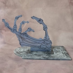 Corpse Bride Emily Inspired Skeletal Hand and Tombstone Jewellery ...