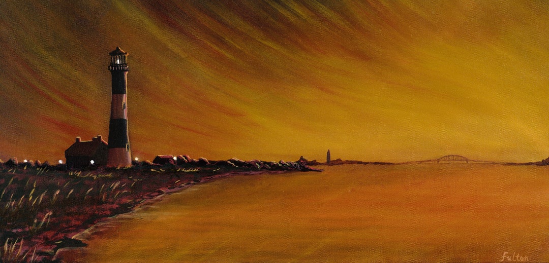 Fire Island Sunset 11” by 14” - Etsy