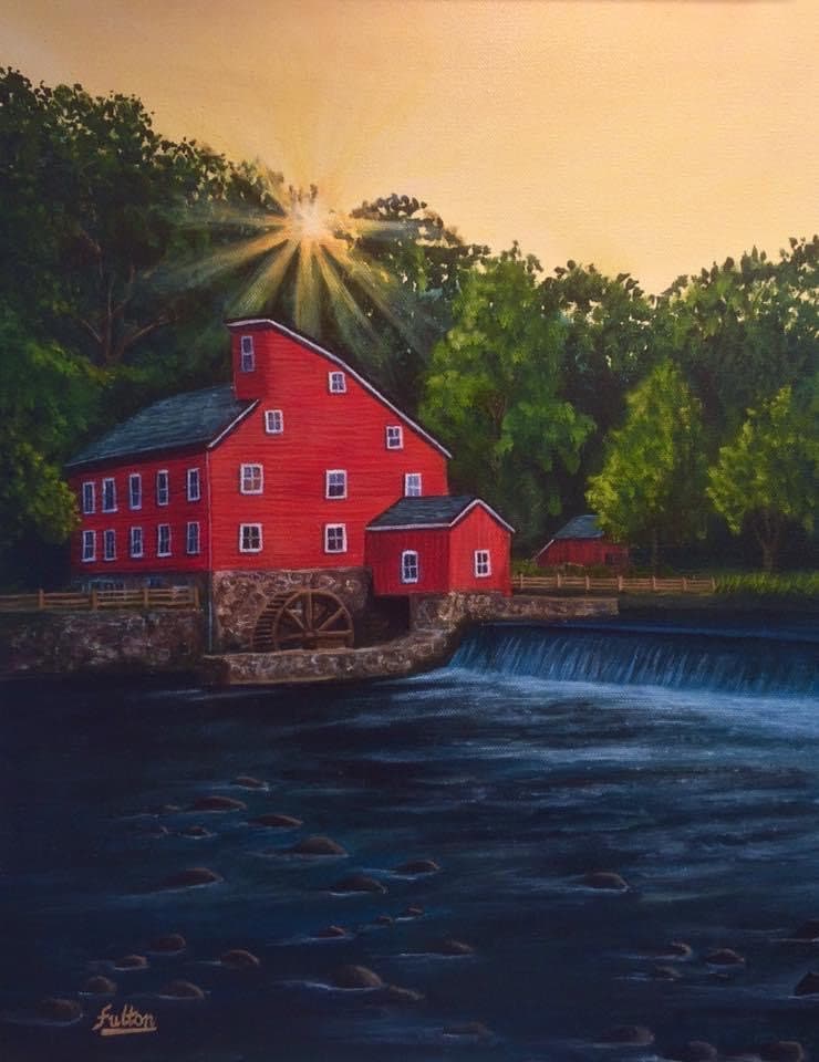 The Red Mill 8” by 10” - Etsy