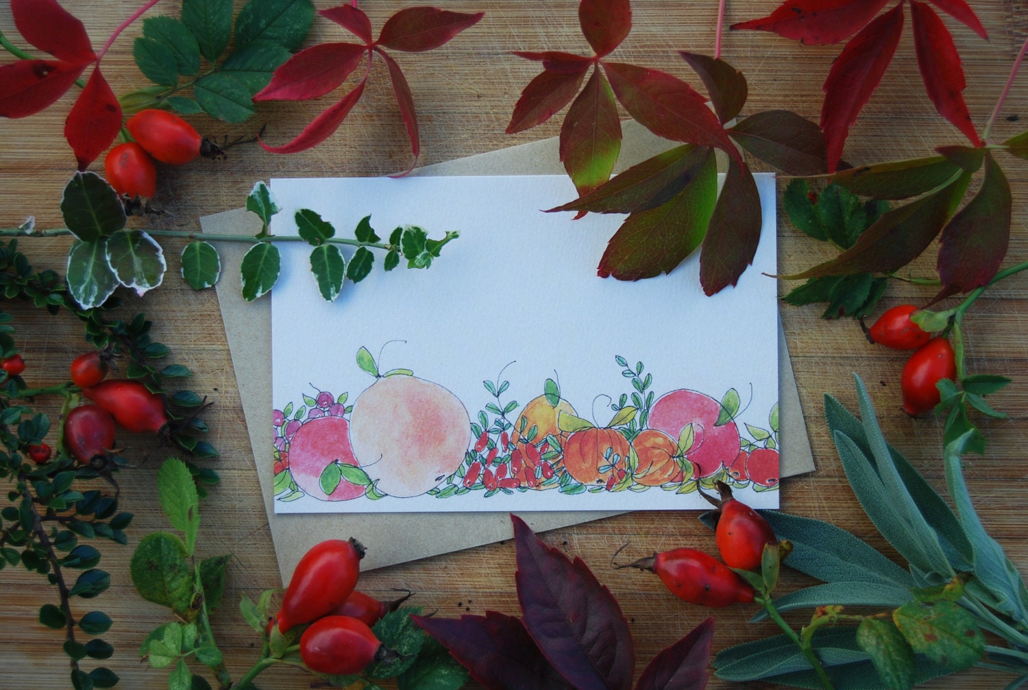 Greeting Card Postcard Birthday Card Drawing Print - Etsy