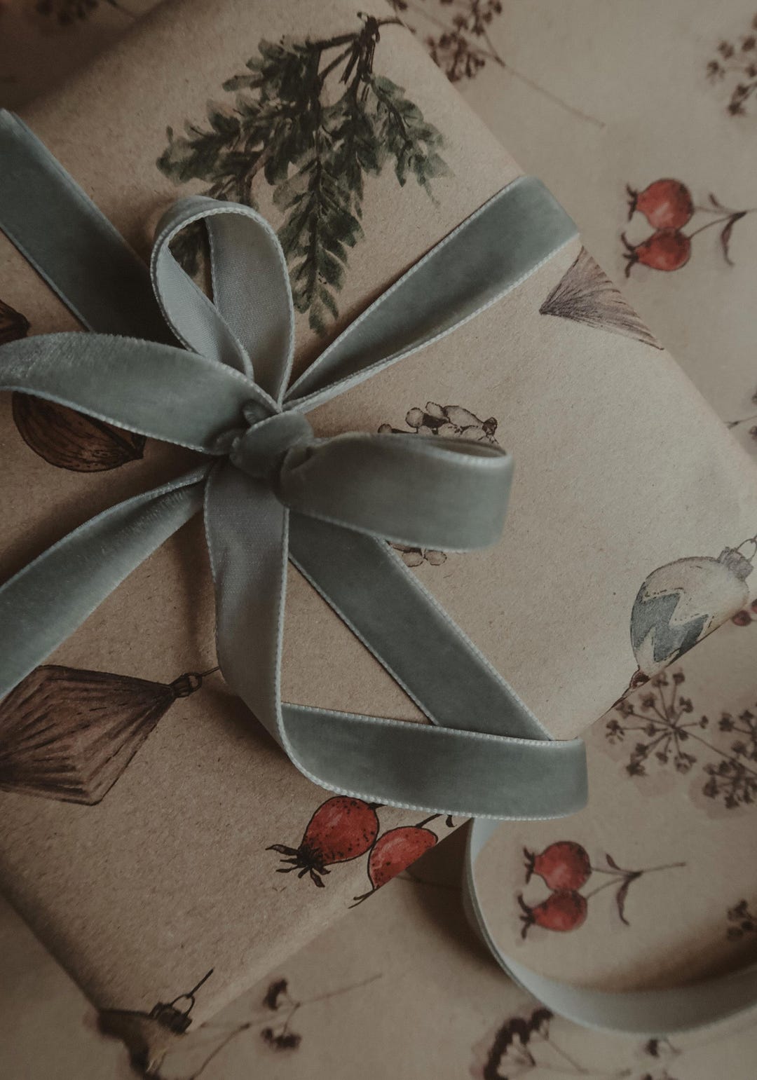 Christmas Wrapping Paper, Christmas Gift Wrap, Rustic Christmas Wrap ...