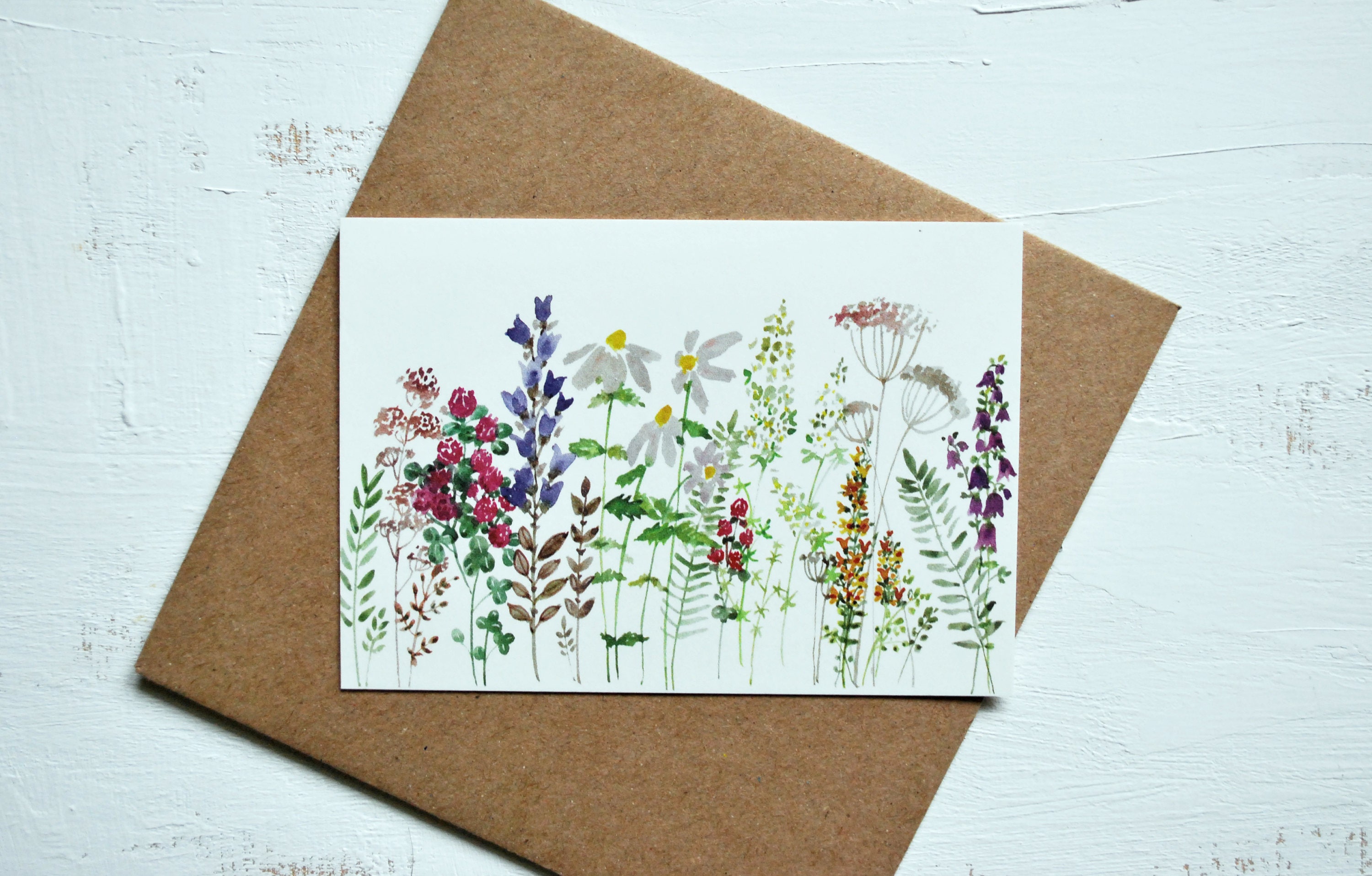 Greeting Card Birthday Card Gift Tag Illustration Print - Etsy