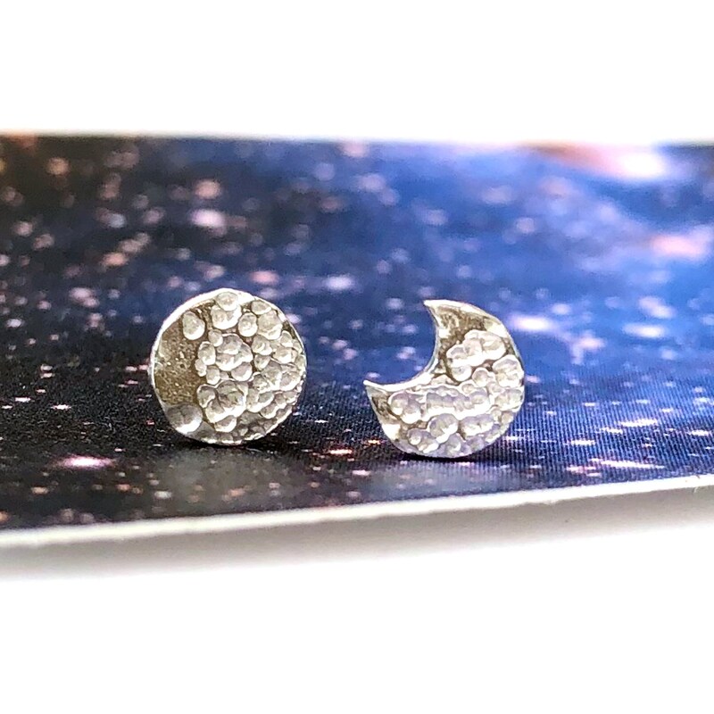 Moon Earrings - Etsy