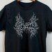 Black Metal Short-sleeve T Shirt Gothic Clothing Nu Goth | Etsy