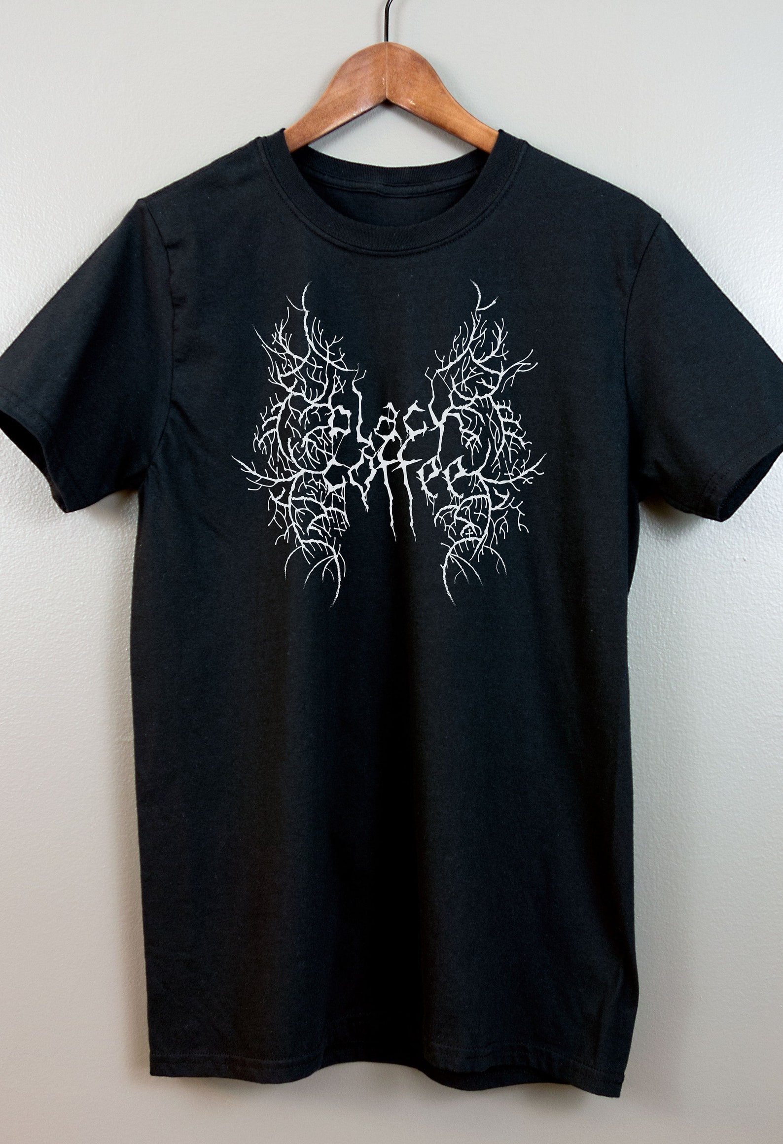 Black Metal Short-sleeve T Shirt Gothic Clothing Nu Goth | Etsy