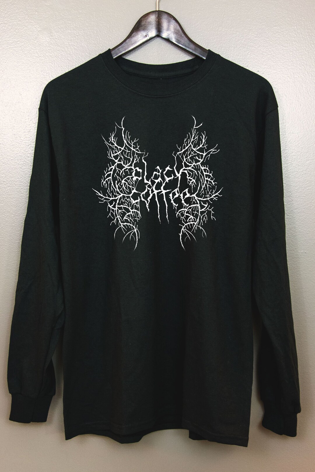 Black Metal Long Sleeve T-shirt Gothic Clothing Nu Goth Heavy Metal ...