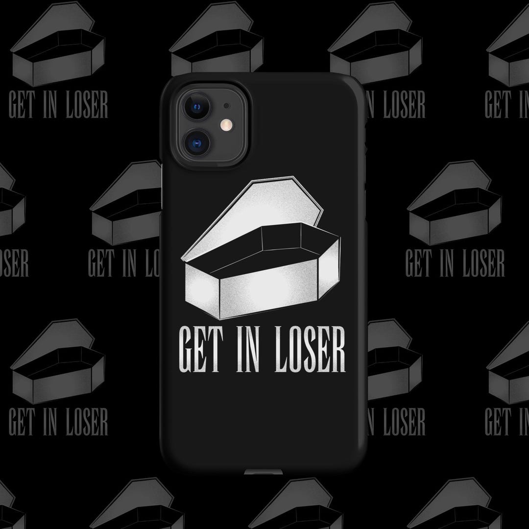 Coffin iPhone Case Pastel Goth Phone Cover | Get in Loser - Etsy