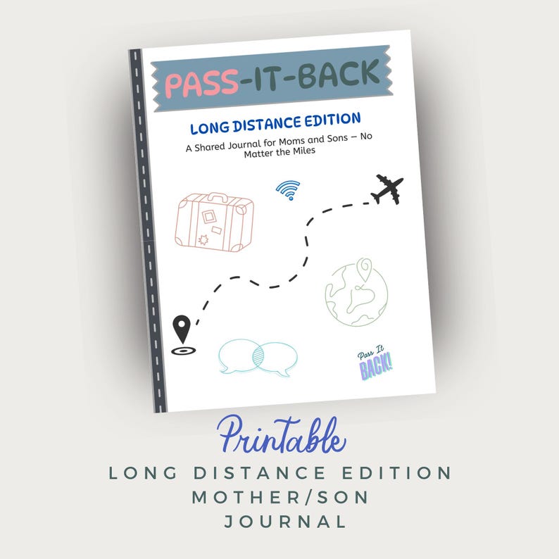 Mom & Son Long Distance Journal: Shared Prompts (printable PDF) - Etsy