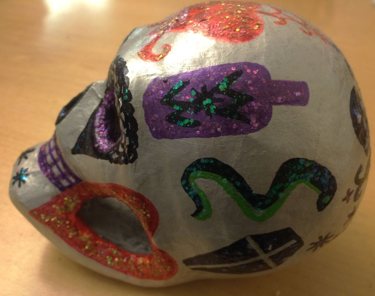 Day of the Dead Vodoun Haitian Papa Ghede and Spirits on Paper Mache ...