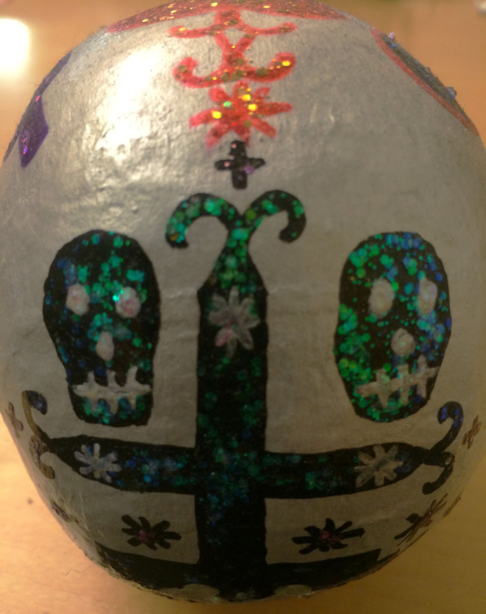 Day of the Dead Vodoun Haitian Papa Ghede and Spirits on Paper Mache ...