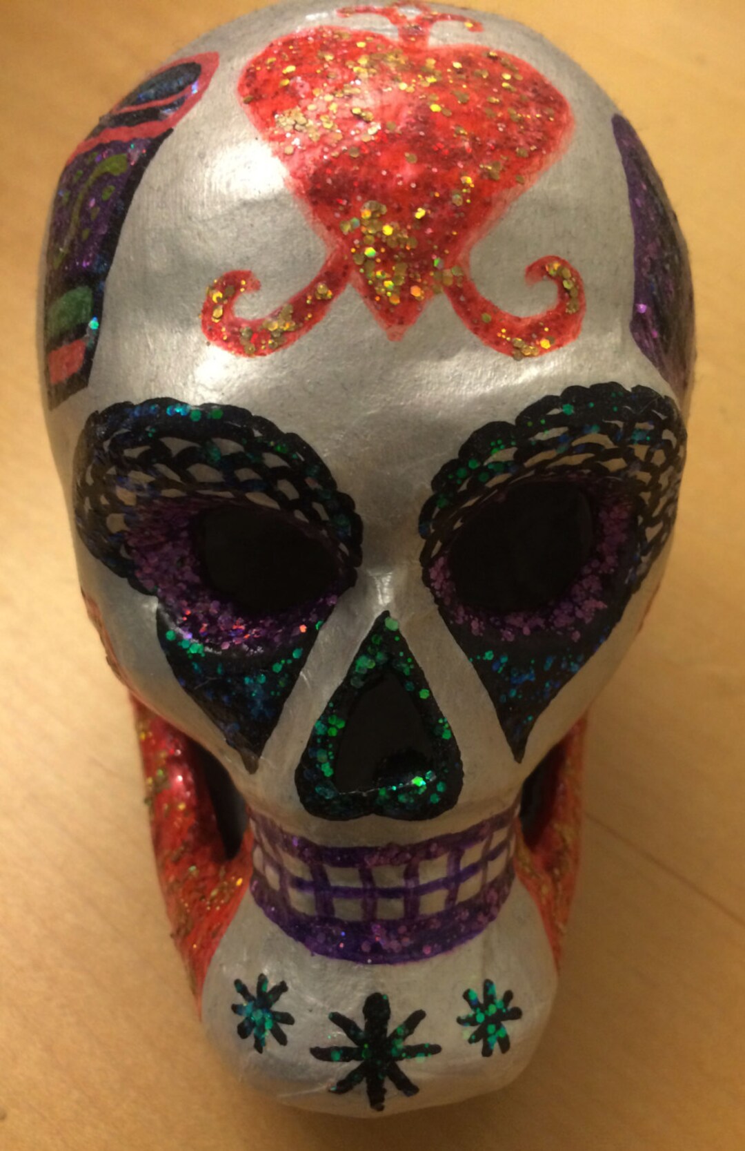 Day of the Dead Vodoun Haitian Papa Ghede and Spirits on Paper Mache ...