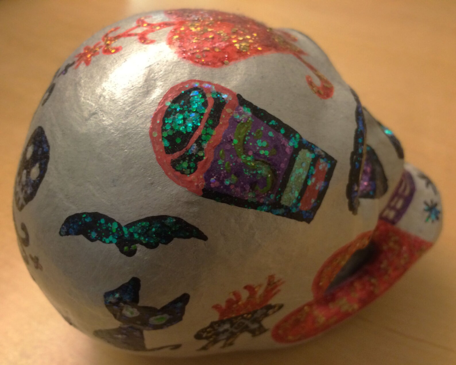 Day of the Dead Vodoun Haitian Papa Ghede and Spirits on Paper Mache ...