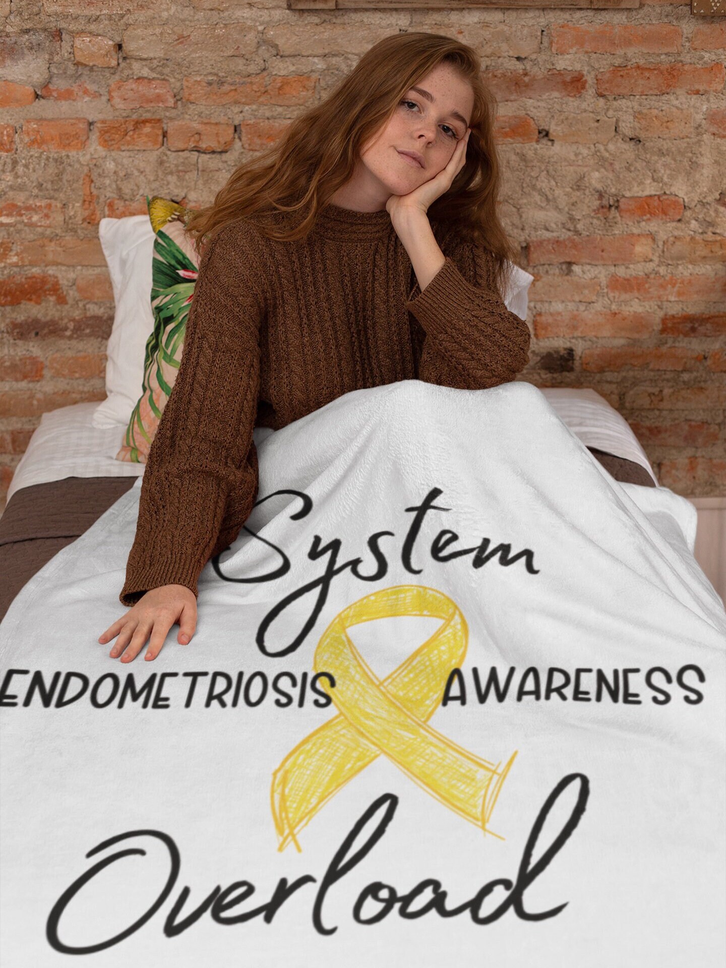 Endometriosis Blanket, Warrior Surgery Blanket, Flare Day Chronic ...