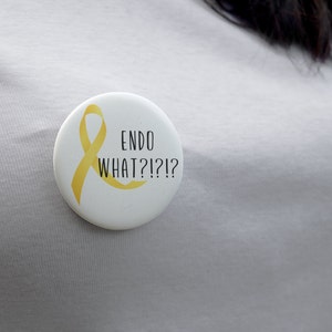 Endometriosis Awareness Pin: Endo What?!? Support Gift - Etsy