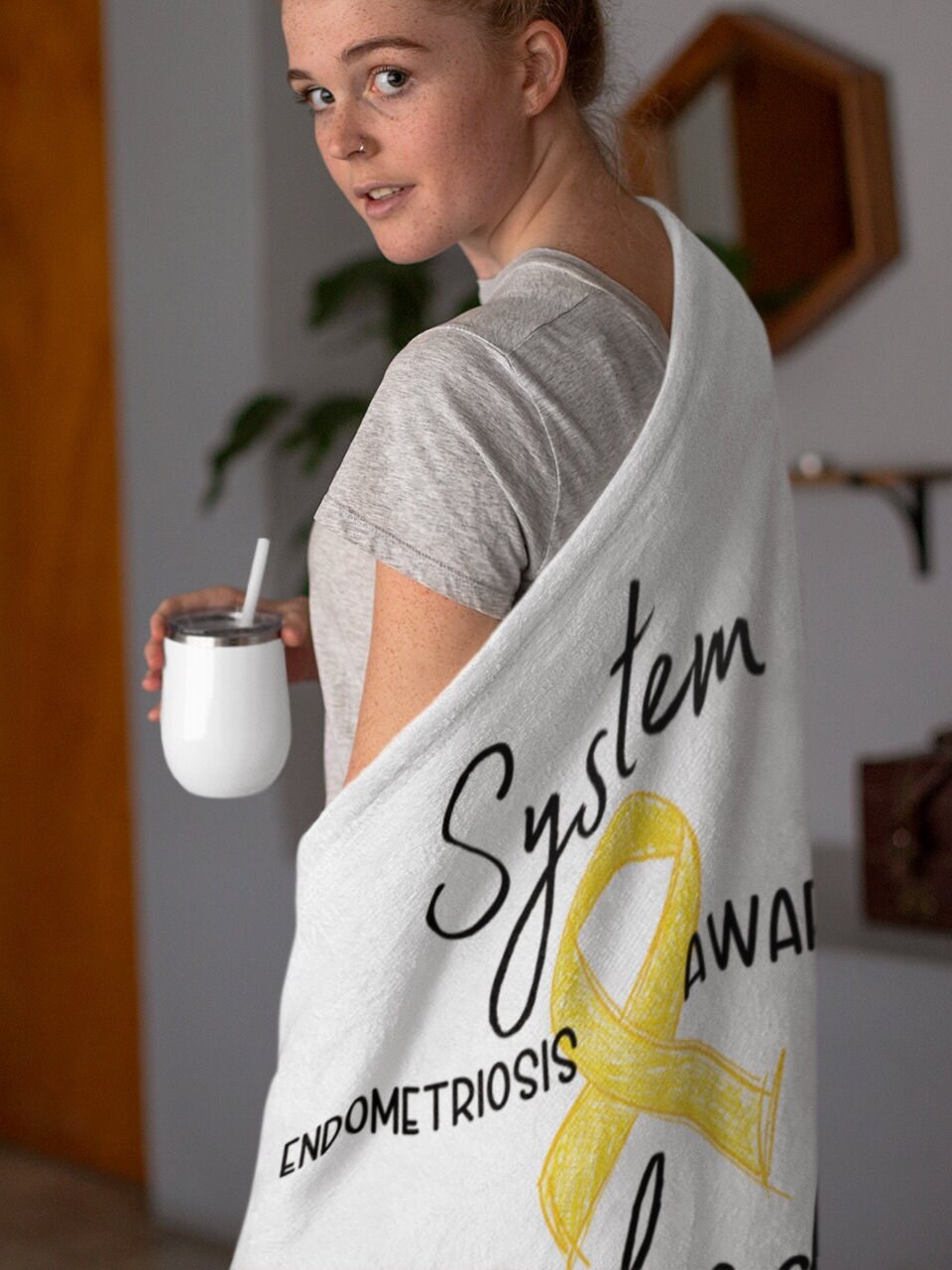 Endometriosis Blanket, Warrior Surgery Blanket, Flare Day Chronic ...