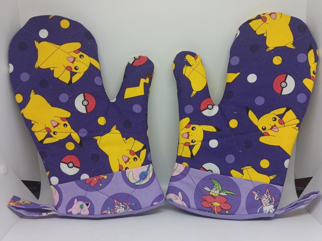 Pokemon Oven Mitt Set - FREE SHIPPING - Etsy