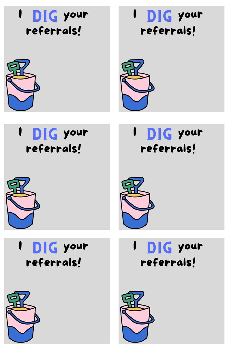 I DIG Your Referrals - Pop-by Tag - Etsy