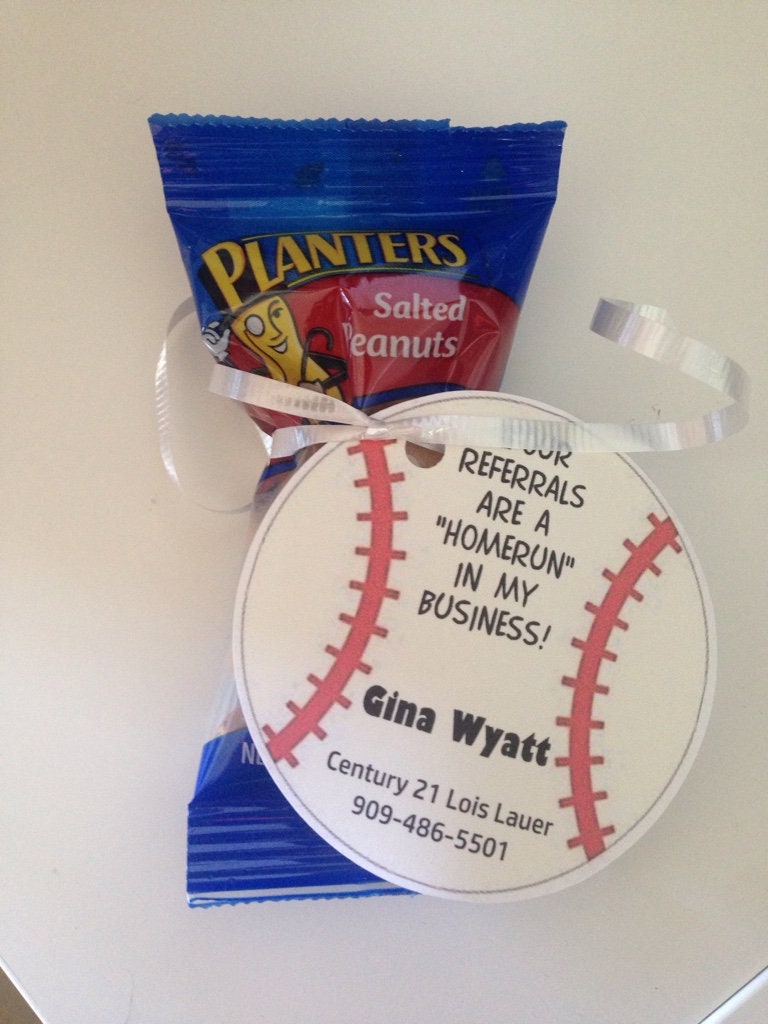 Baseball Themed Realtor Pop-bys - 20 Items - Etsy
