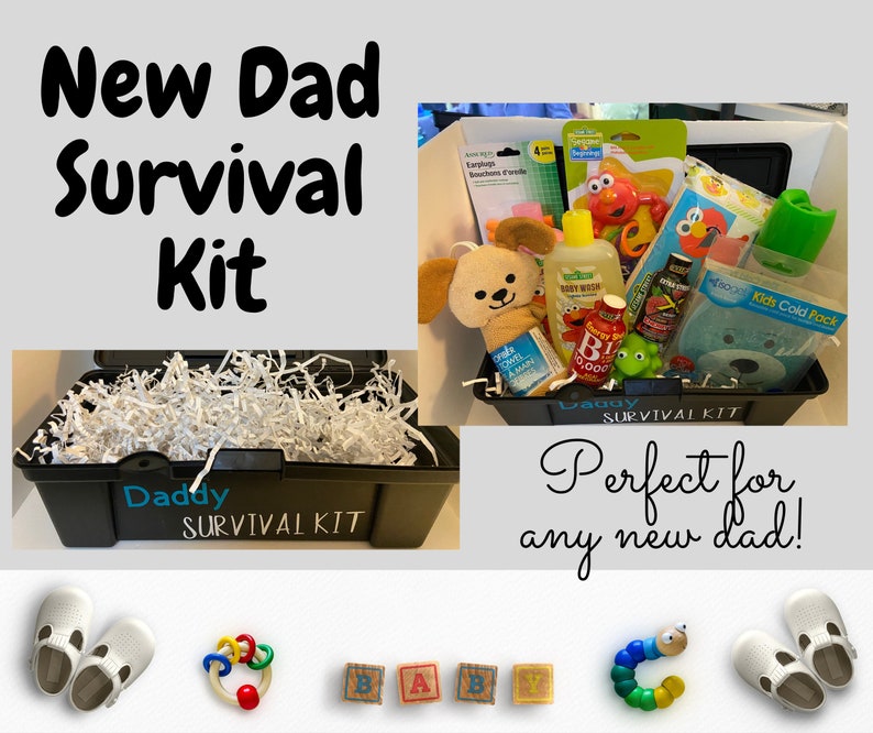 New Dad Survival Tool Kit - Gift Basket - Etsy