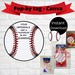 Baseball Themed Realtor Pop-bys - 20 Items - Etsy