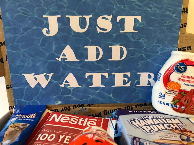 Just Add Water Gift Box - Etsy
