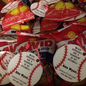 Baseball Themed Realtor Pop-bys - 20 Items - Etsy