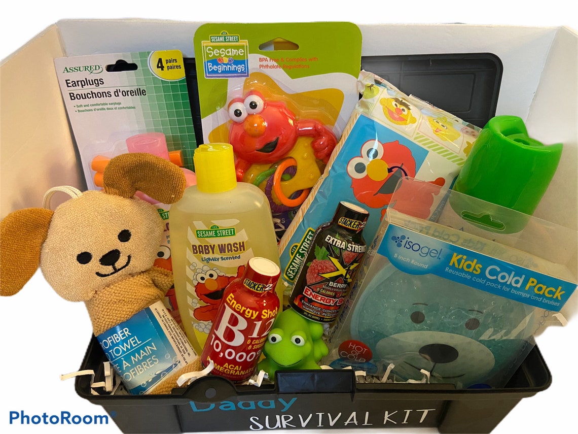 New Dad Survival Tool Kit - Gift Basket - Etsy