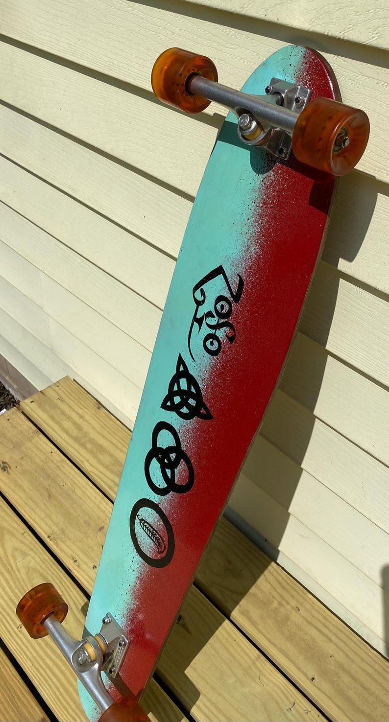 Zeppelin Inspired Custom Longboard - Etsy