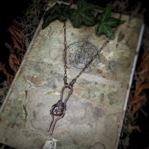 Bronzite II *brass Jewelry *copper Jewelry *occult *rustic Jewelry *witchcraft *witch Aesthetics ...