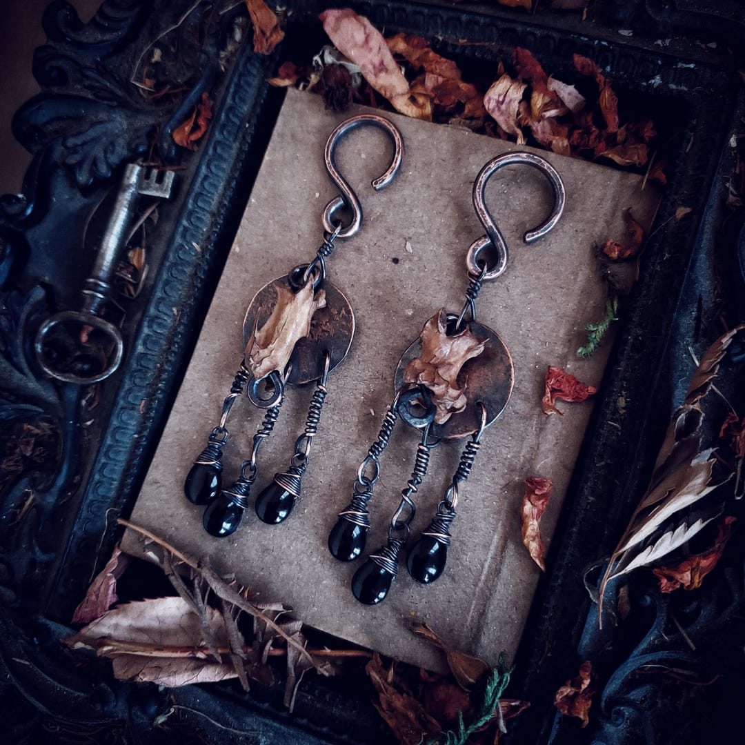 Jet & Vertebra Bone 10g Ear Weights crystal Gauges hoops for Tunnels ...