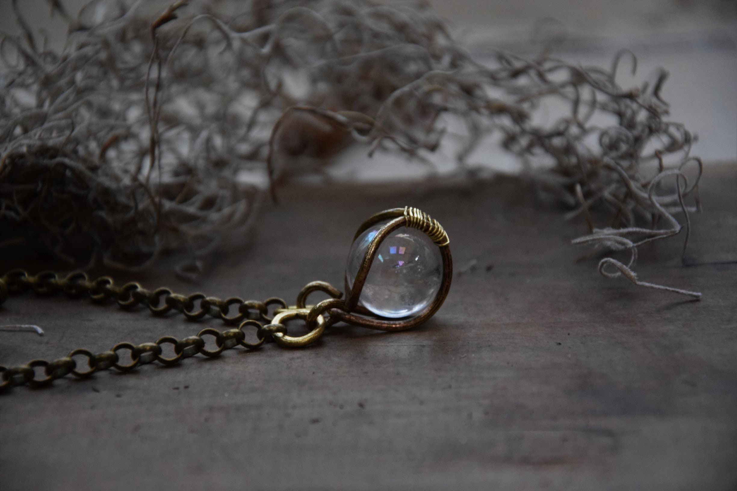 Angel Aura Quartz Oracle Statement Necklace, fae fashion, elven cosplay ...