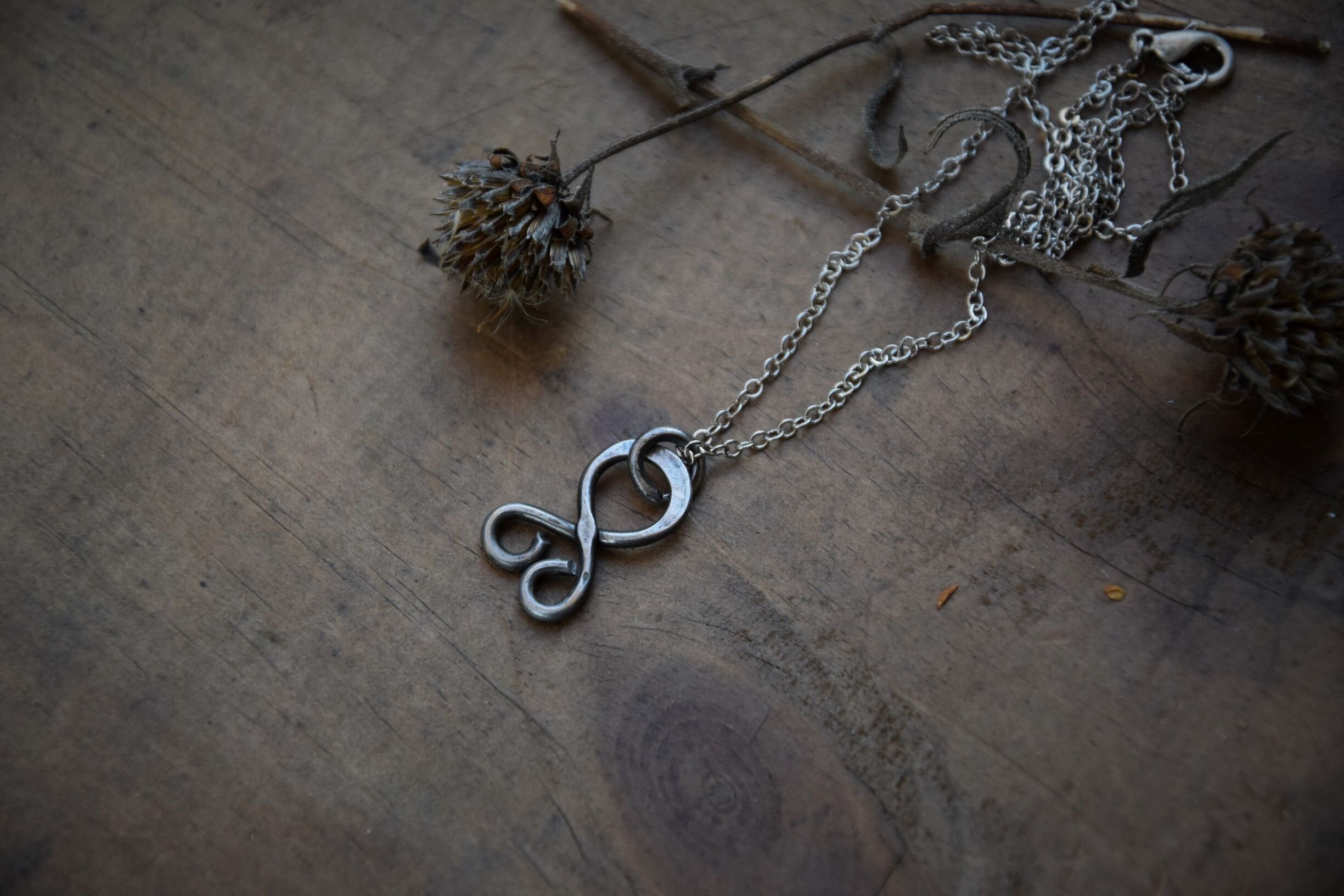 Troll Cross Pendant on a Rolo Chain