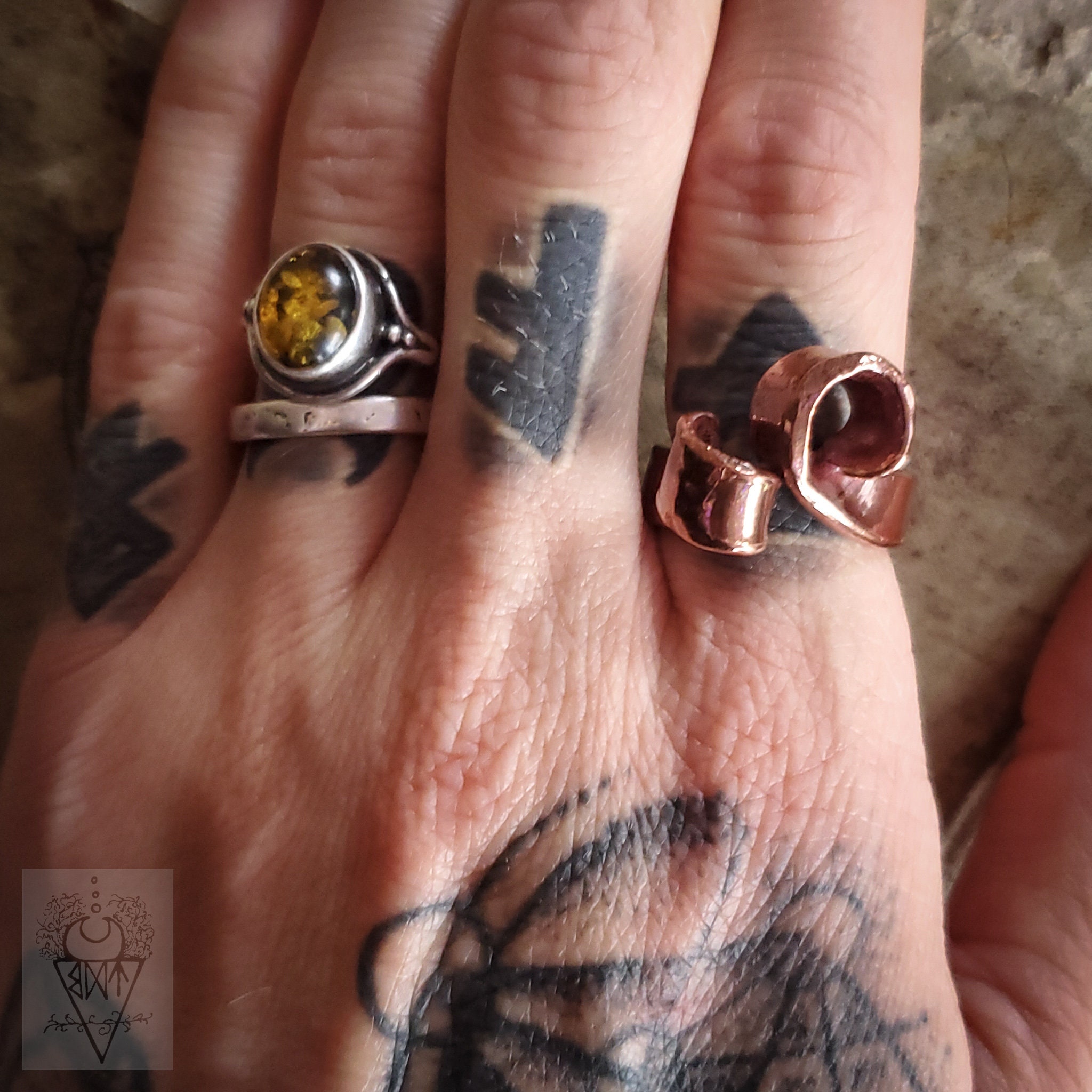 Spiral Paths II Copper Statement Ring Size 8 unique Ring - Etsy