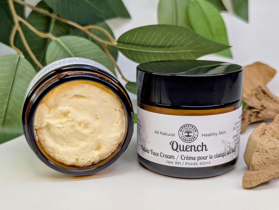 Quench Tallow Face Cream: All-natural Hydrating Skincare (60g) - Etsy ...