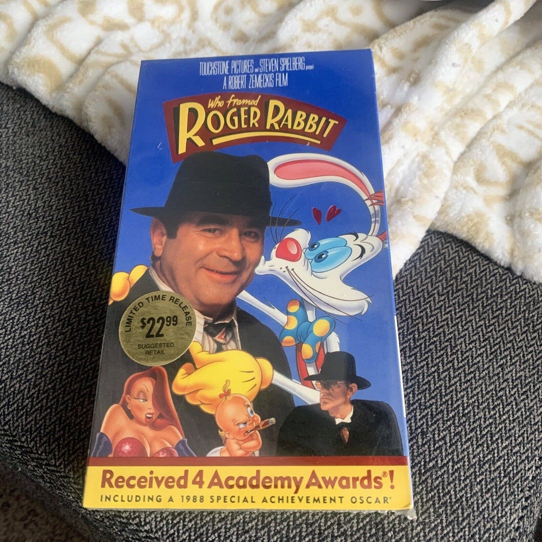 VHS Who Framed Roger Rabbit Animated Live Film NEW SEALED - Etsy