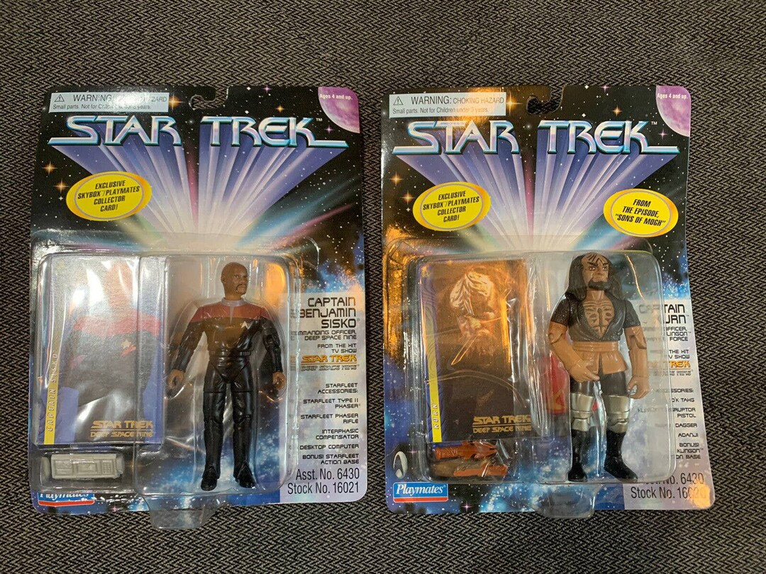 Star Trek Deep Space Nine Captain Benjamin Sisko & Kurn 1997 - Etsy