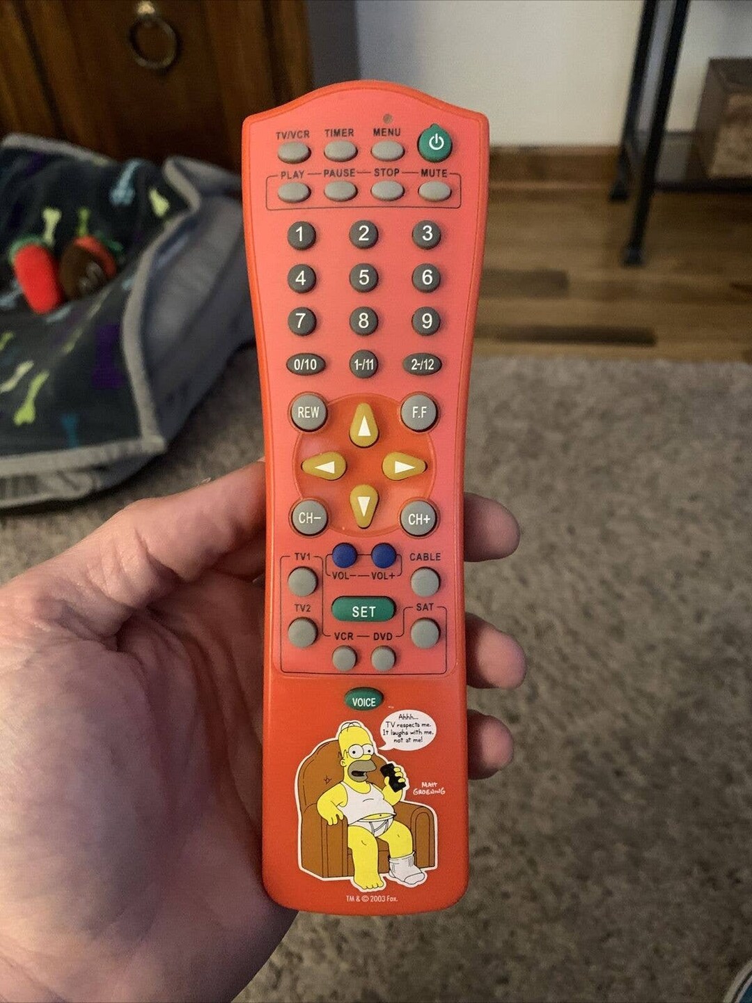 Homer Remote the Simpsons Talking Universal Remote Control - Etsy