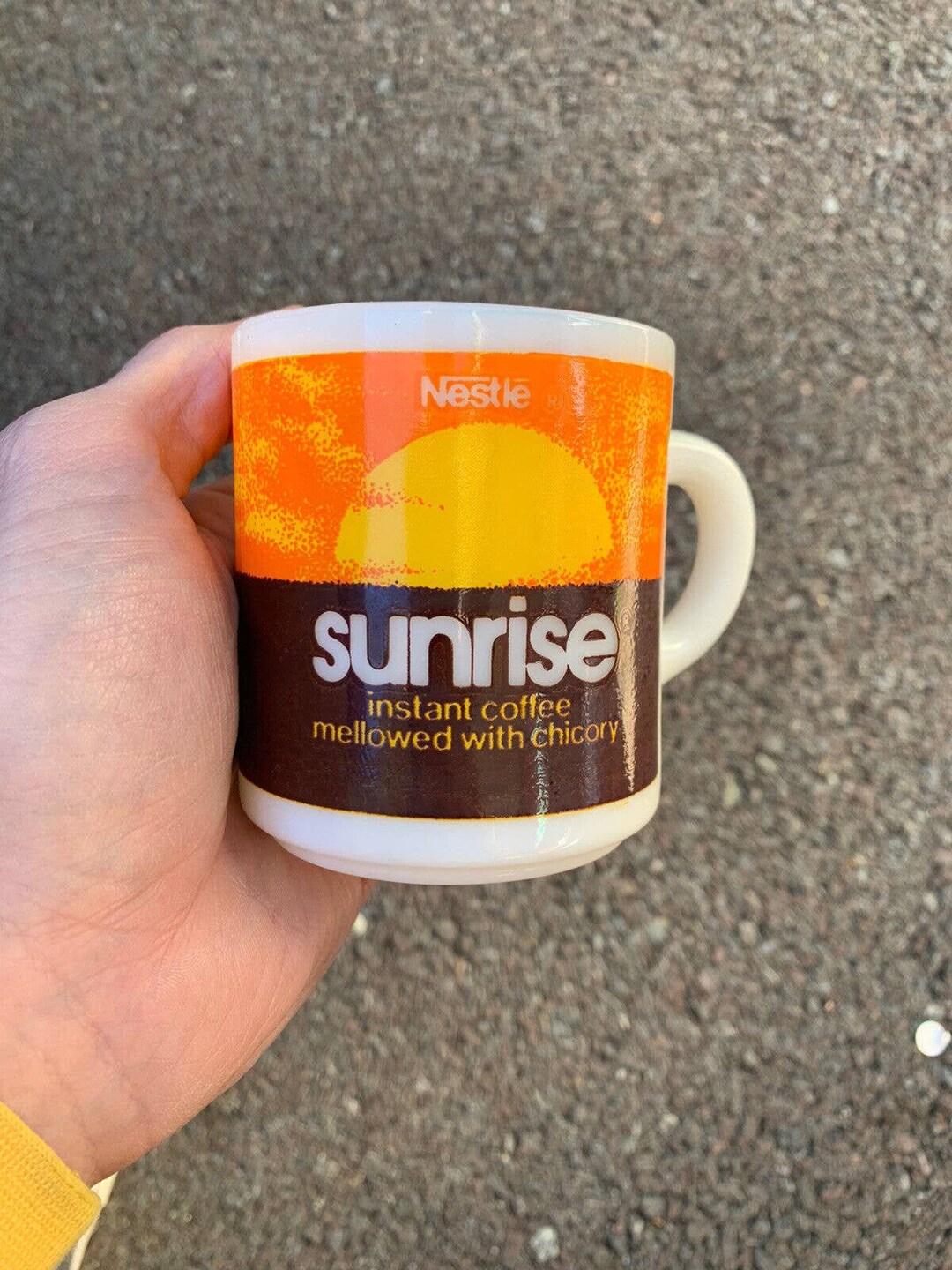 Vintage Fire King Nestle Sunrise Instant Coffee Cup Mug - Etsy