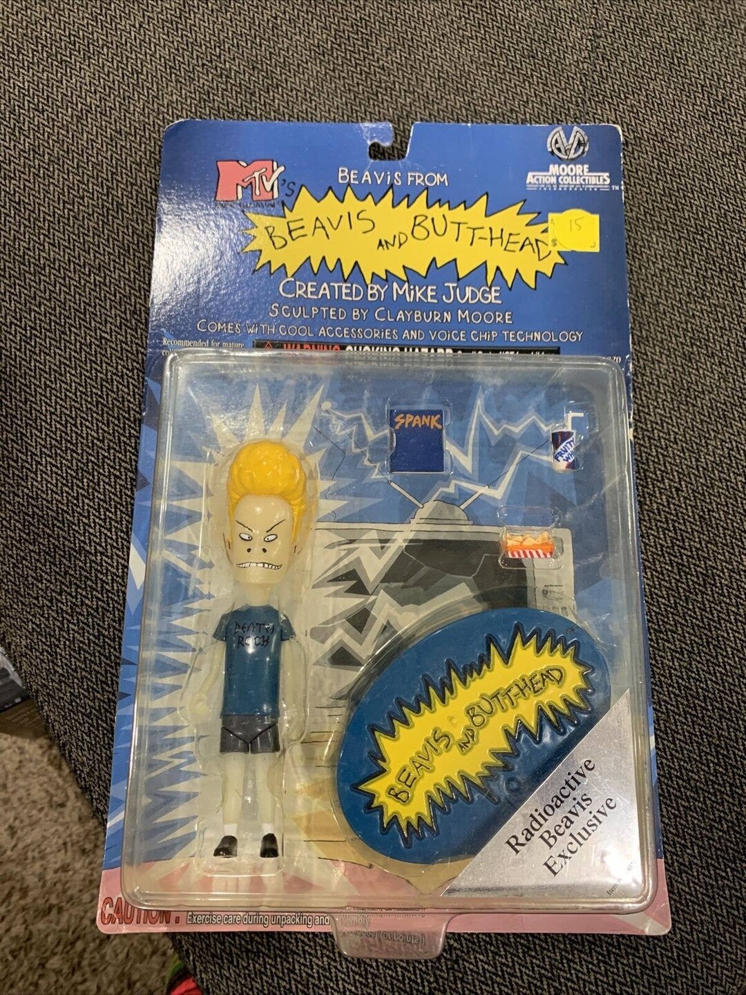 Beavis and Butt-head Radioactive Beavis Figure Moore Action - Etsy